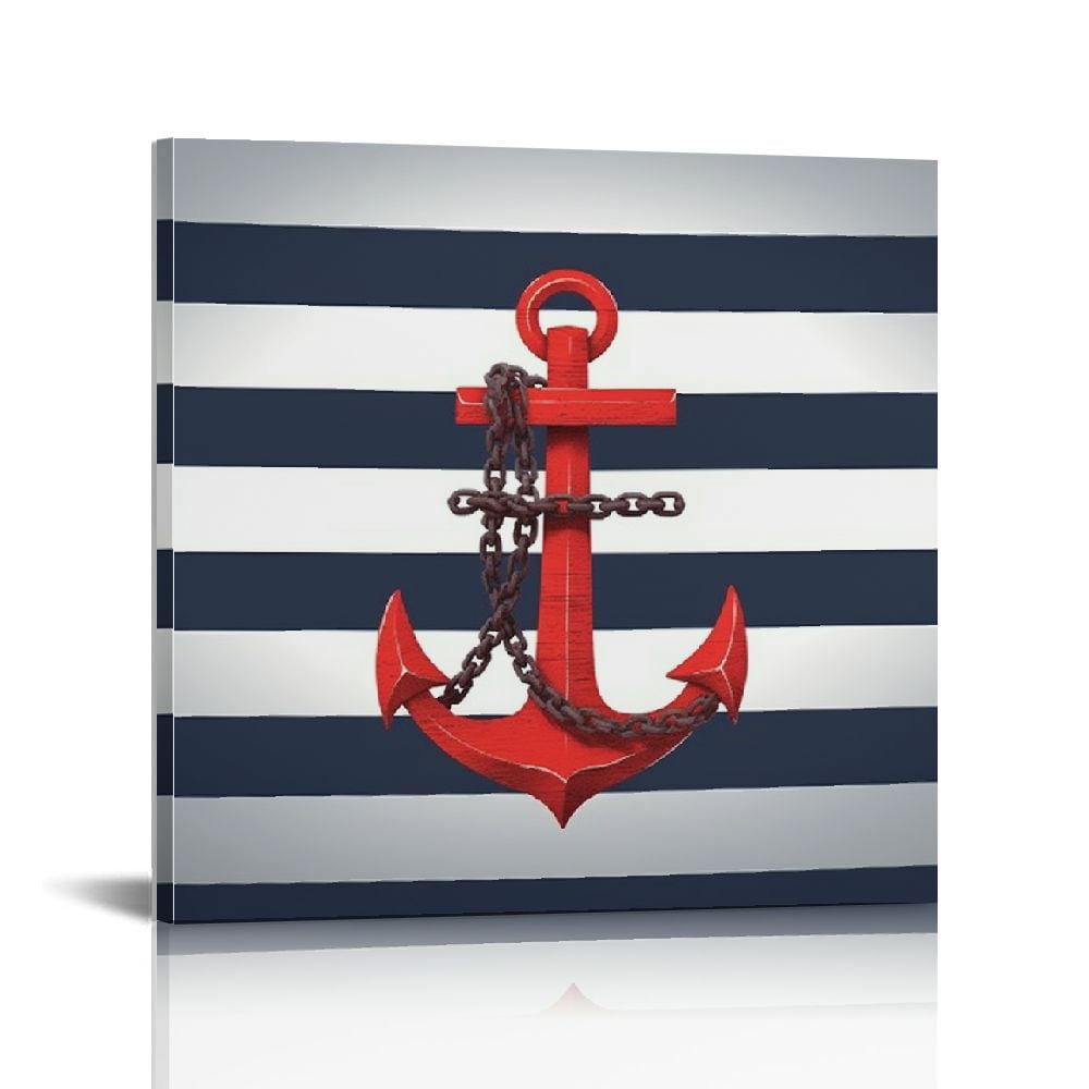 ARISTURING Canvas Wall Art Oil Painting Nautical Theme Picture Painting ...