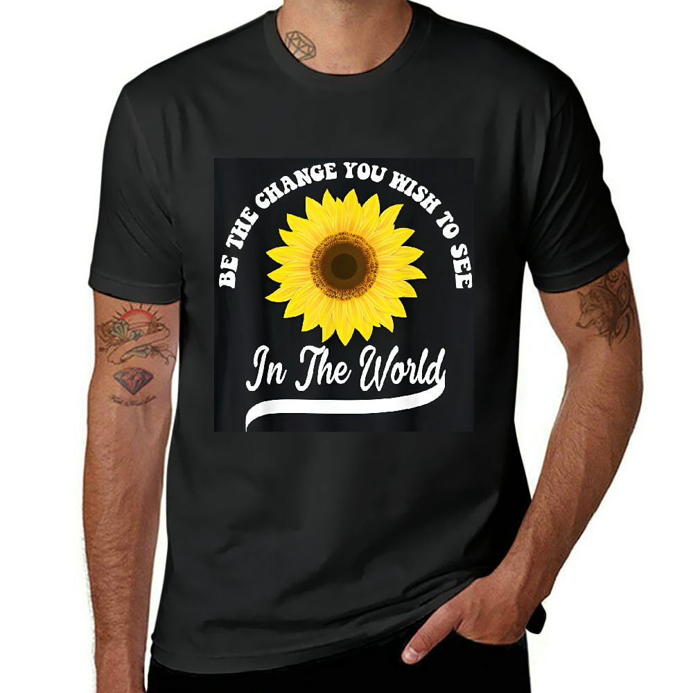 ARISTURING Change To See Inspiration Quote T-Shirt 3XL - Walmart.com