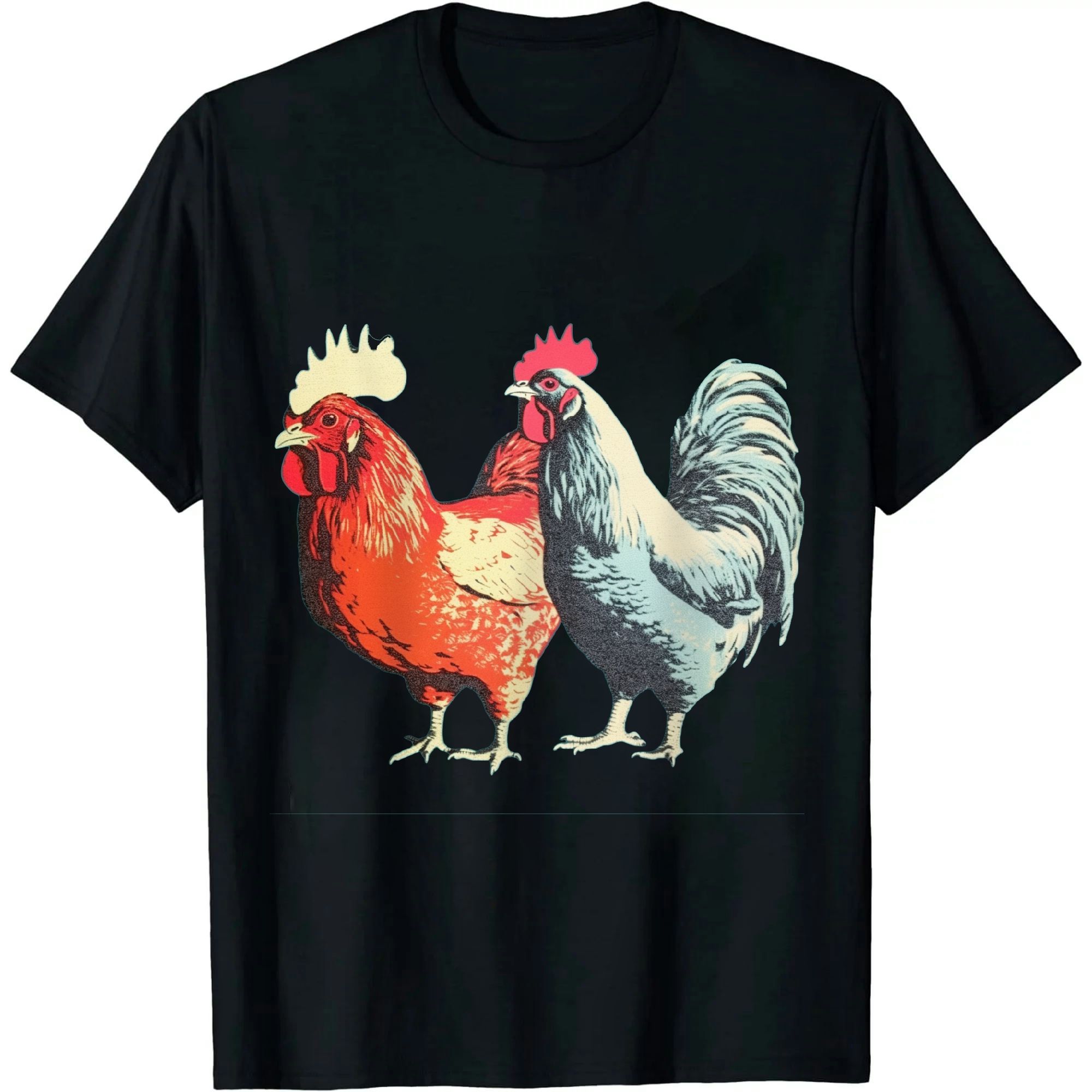 ARISTURING Chicken Shirt for Women Farm Tees Farm Girl T Shirt Funny ...