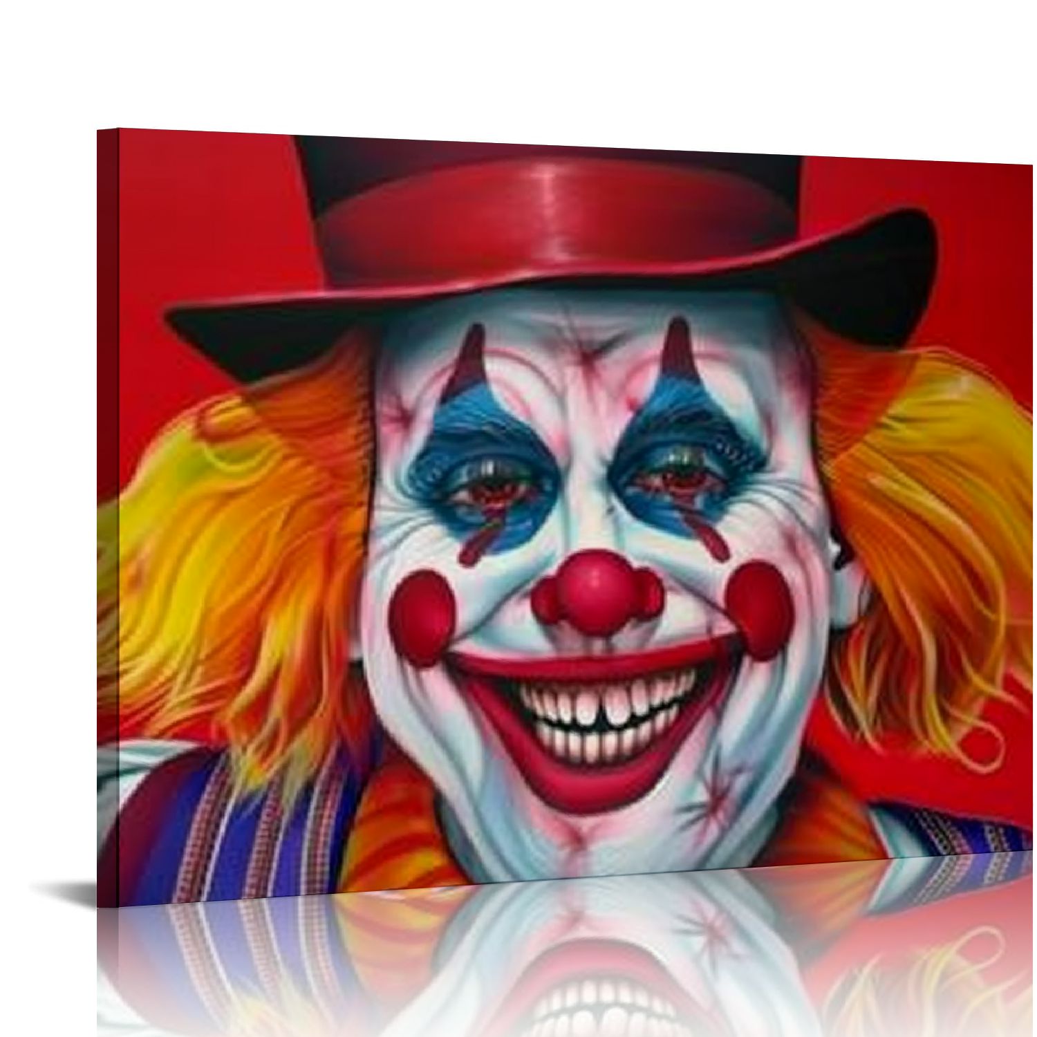 ARISTURING Children's Favorite Clown Lovely Picture on Stretched Canvas ...