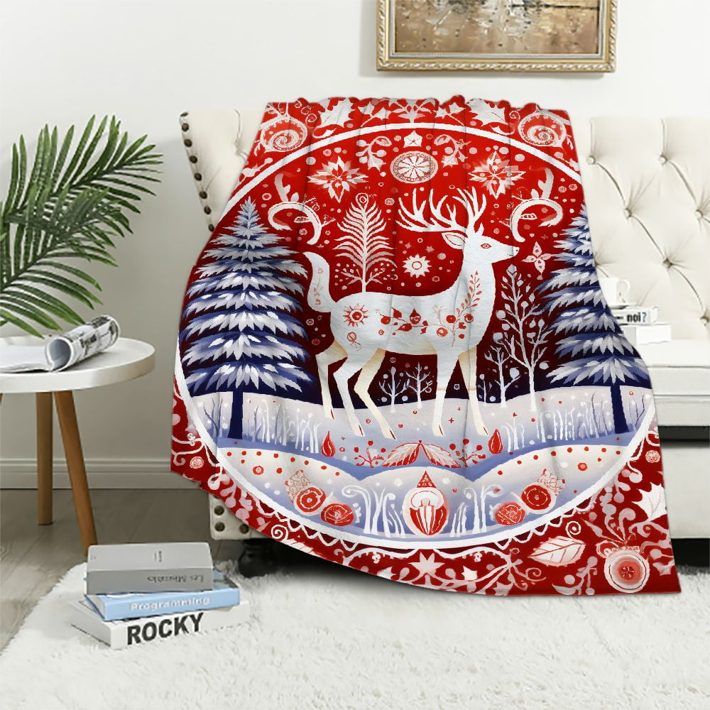 ARISTURING Christmas Blankets and Throws, Holiday Throw Blanket for ...