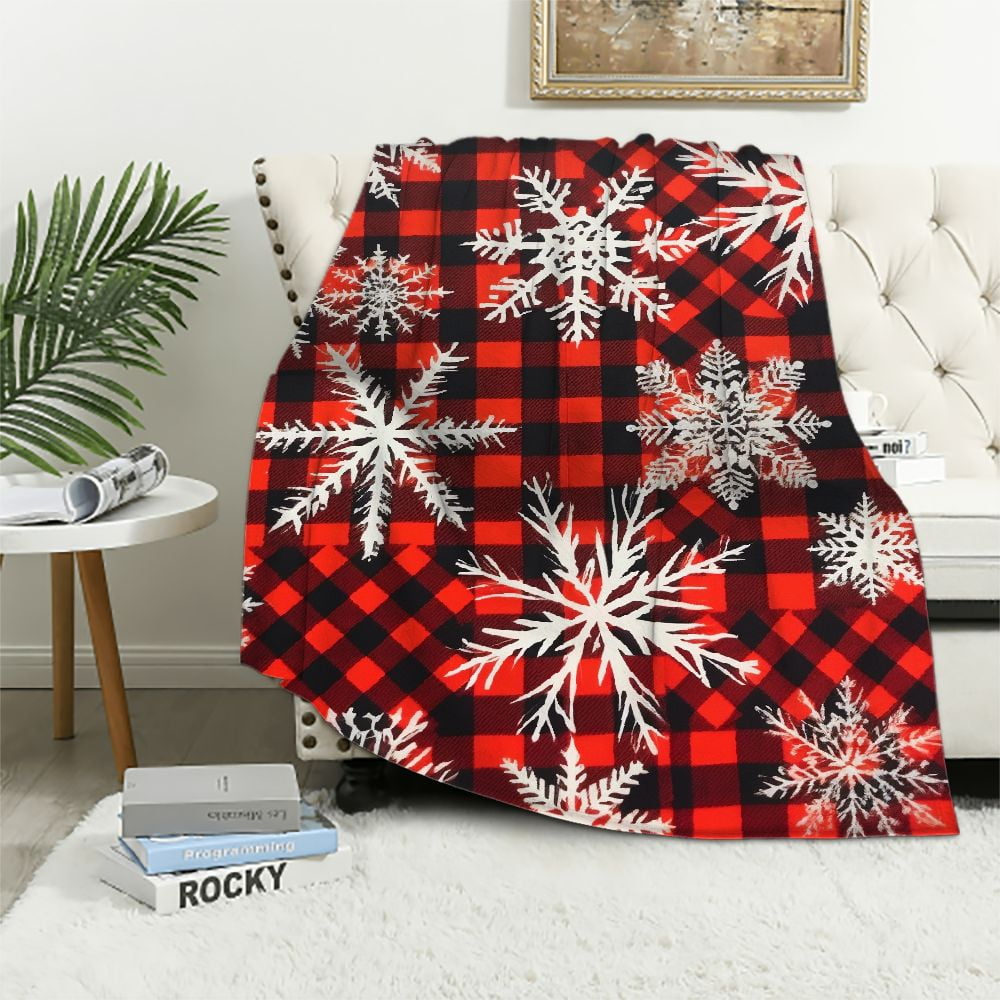 ARISTURING Christmas Holiday Throw Blanket: Velvelty Soft, Durable ...