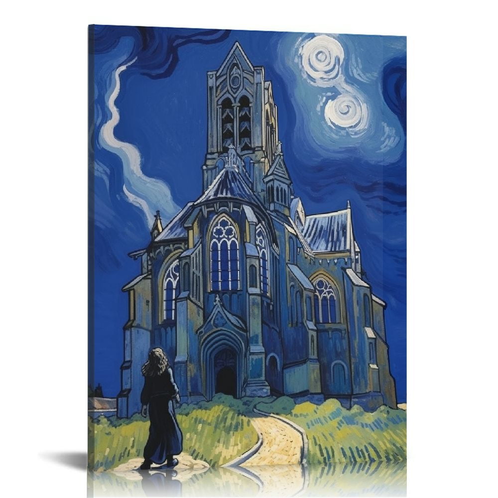 HENGT Church at Auvers Giclee Canvas Prints Wall Art by Vincent Van ...