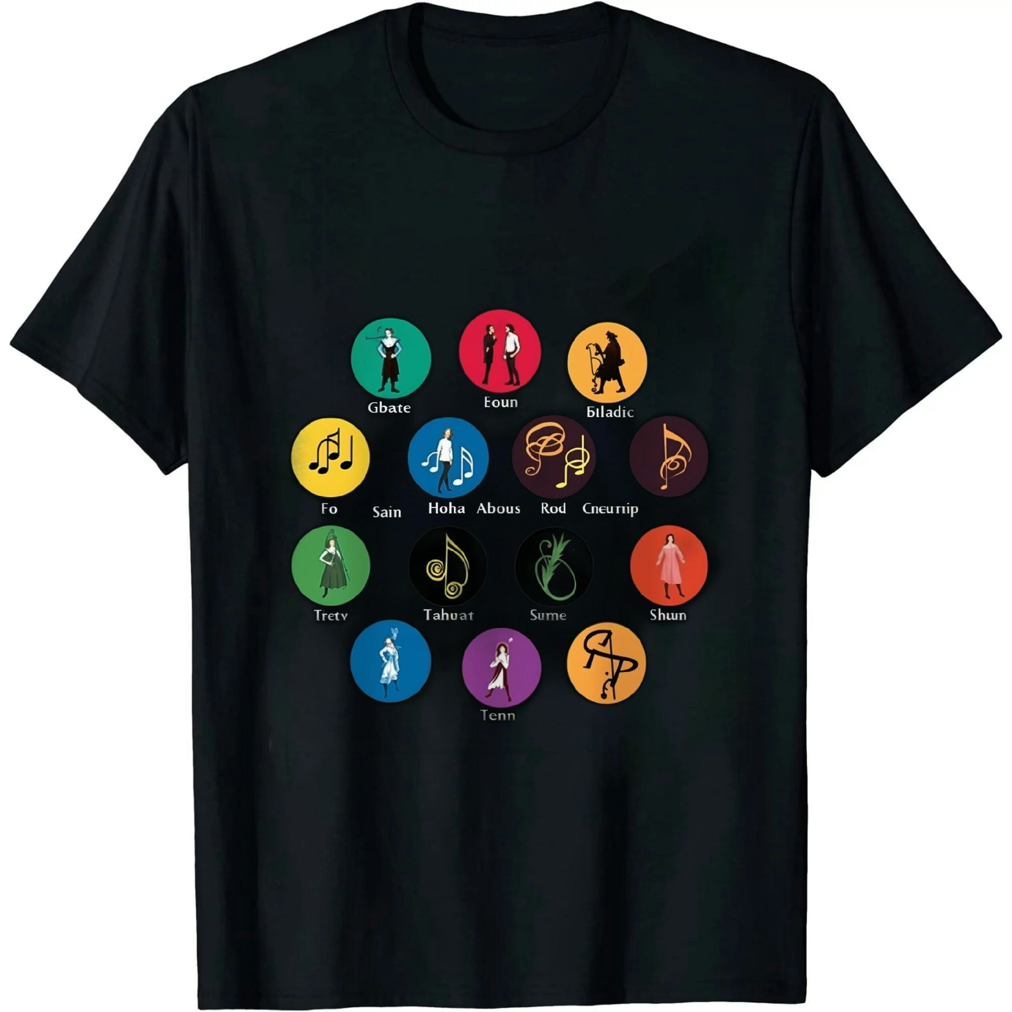 ARISTURING Classic Composers Classical Music Musical Notes T-Shirt ...