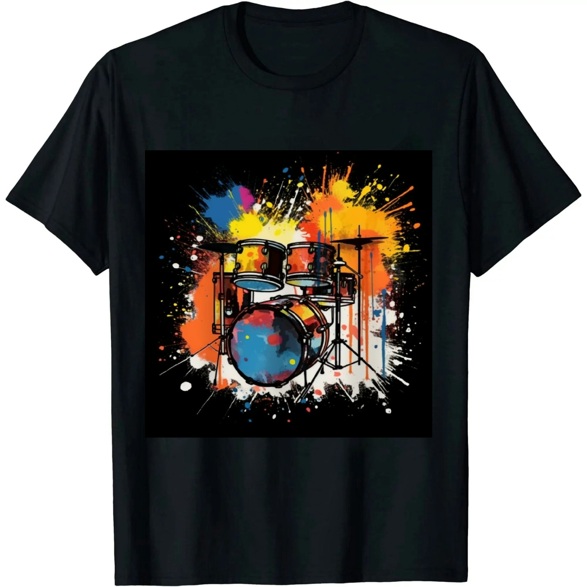 ARISTURING Colorful Drums for great Drummer T-Shirt - Walmart.com