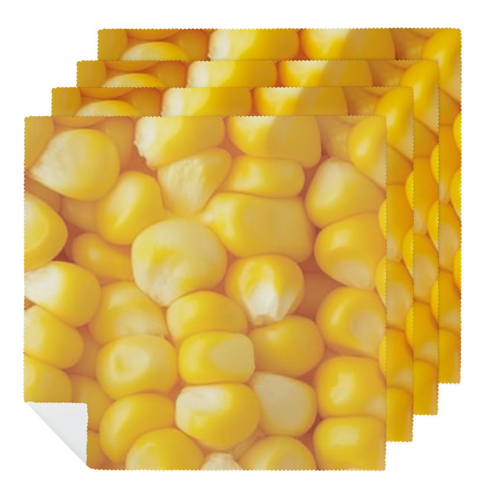 Jiayy Corn Dinner Napkin for Dining Table Kitchen Party Housewarming ...