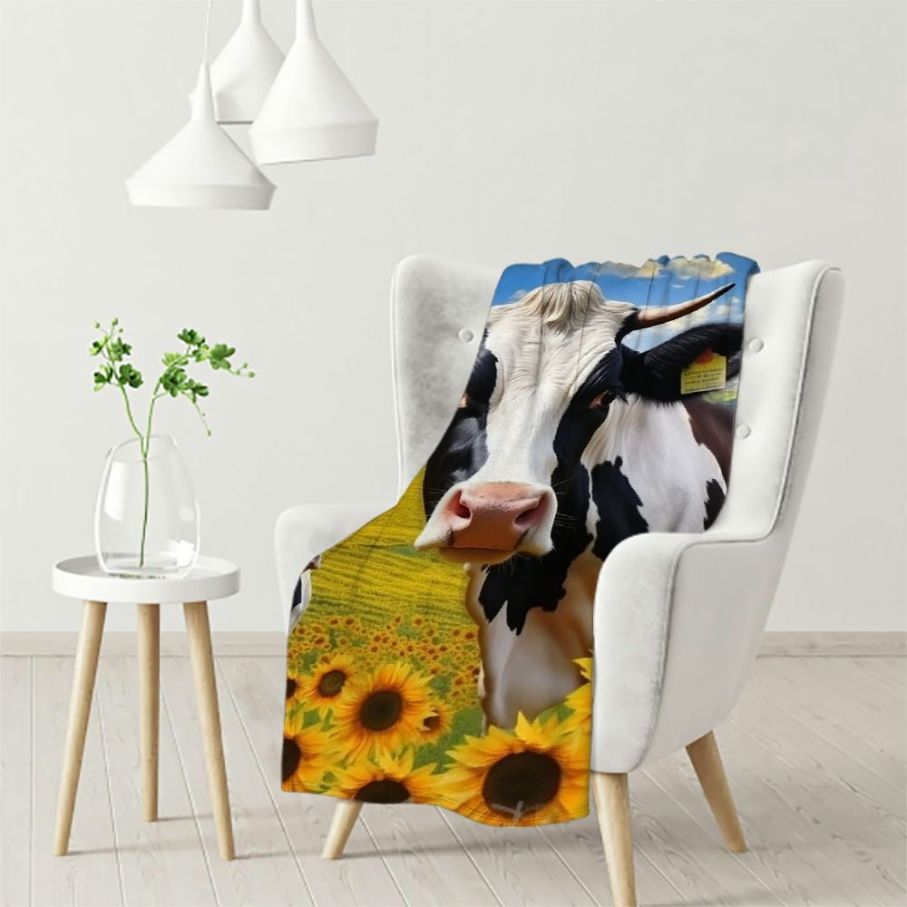 ARISTURING Cow Blanket Cows Gifts for Women Cow Print Blanket for Girl ...