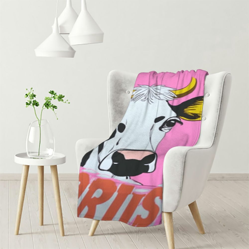HENGT Cow Blanket for Girls Just A Girl Who Loves Cows Throw Blanket ...