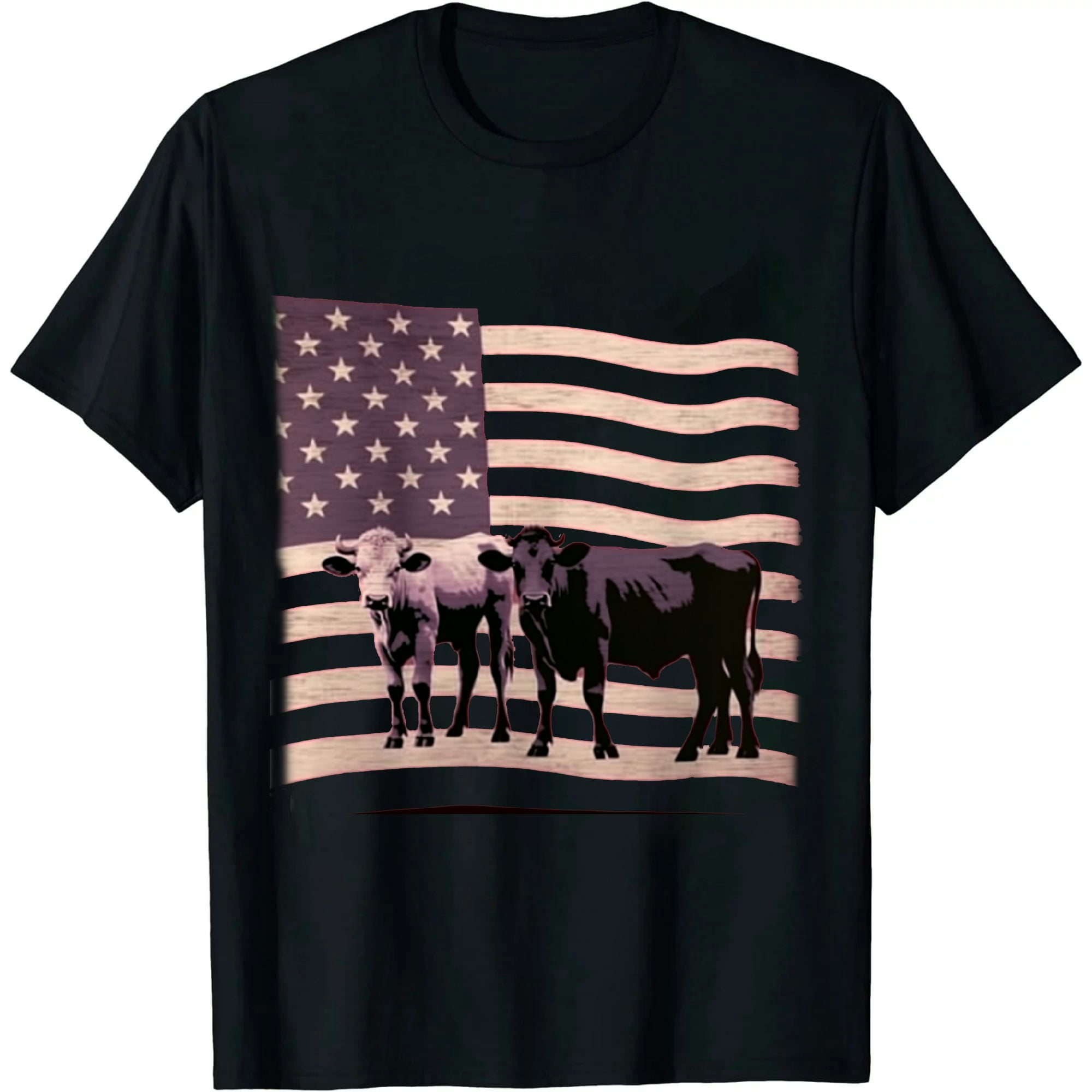 HENGT Cow Shirt for Women Funny Animal Graphic Cattle Cowgirl Tshirt ...