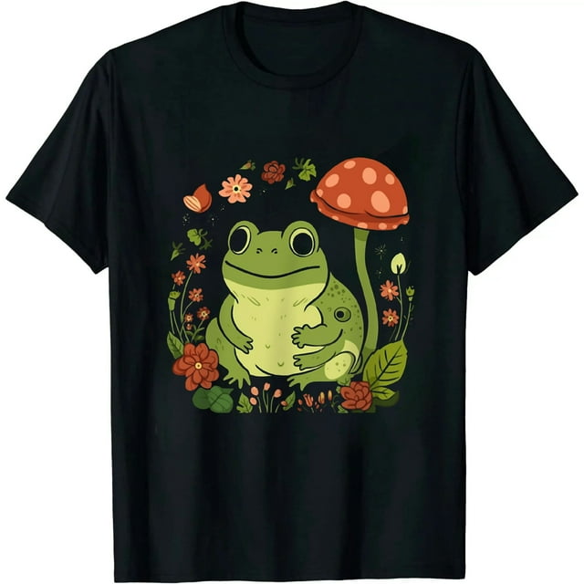 Aristuring Cute Kawaii Frog Snail Mushroom Cottagecore Aesthetic T