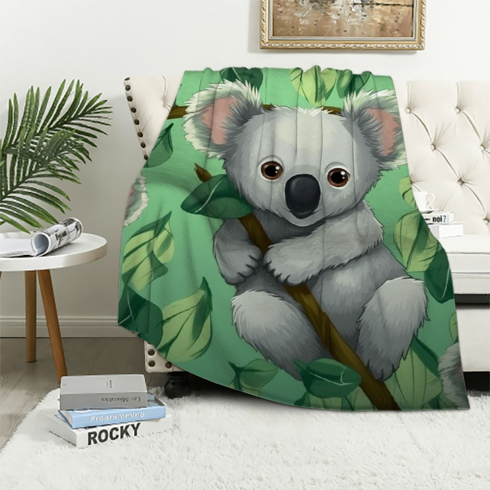 ARISTURING Cute Koala Blanket Koala Throw Blanket Koala Stuff Gifts for ...
