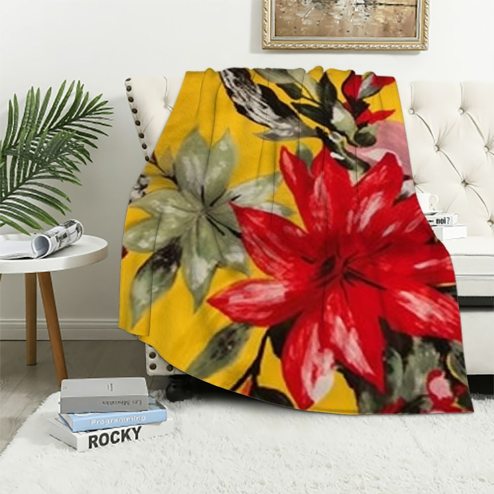 HENGT DaDa Bedding Tropical Farmhouse Hummingbird Throw Blanket ...