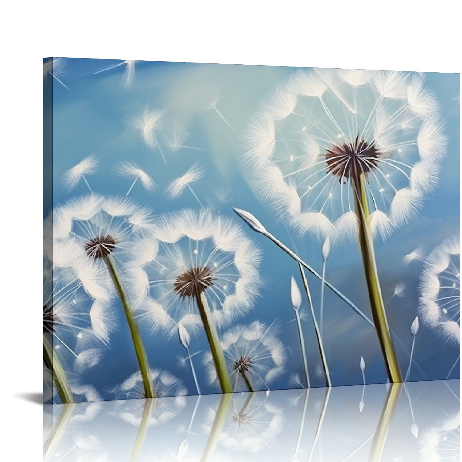 ARISTURING Dandelion Painting Wall Art for Living Room Abstract Canvas ...