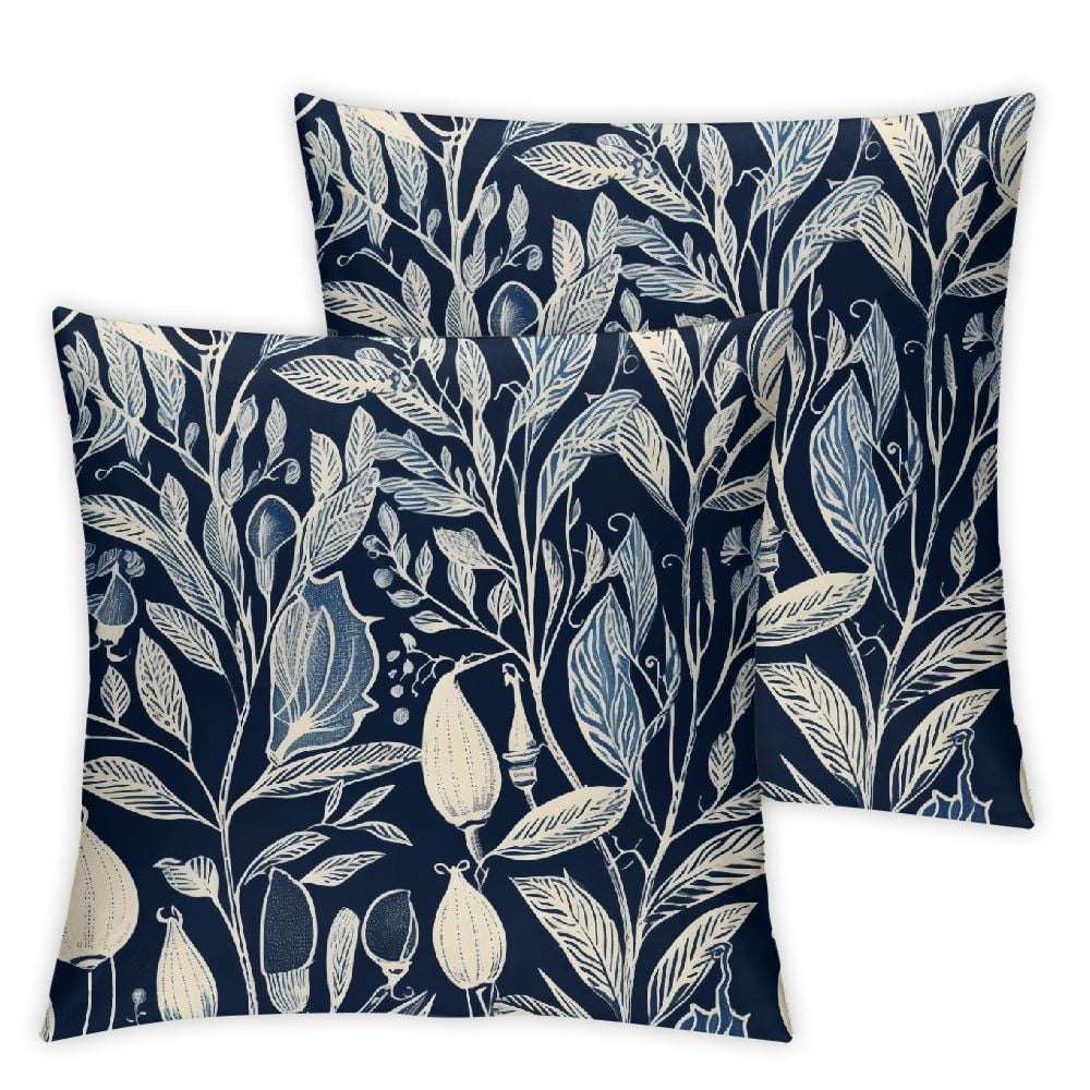 ARISTURING Decorative Throw Pillow Covers: Set of 2 Square Cushion ...