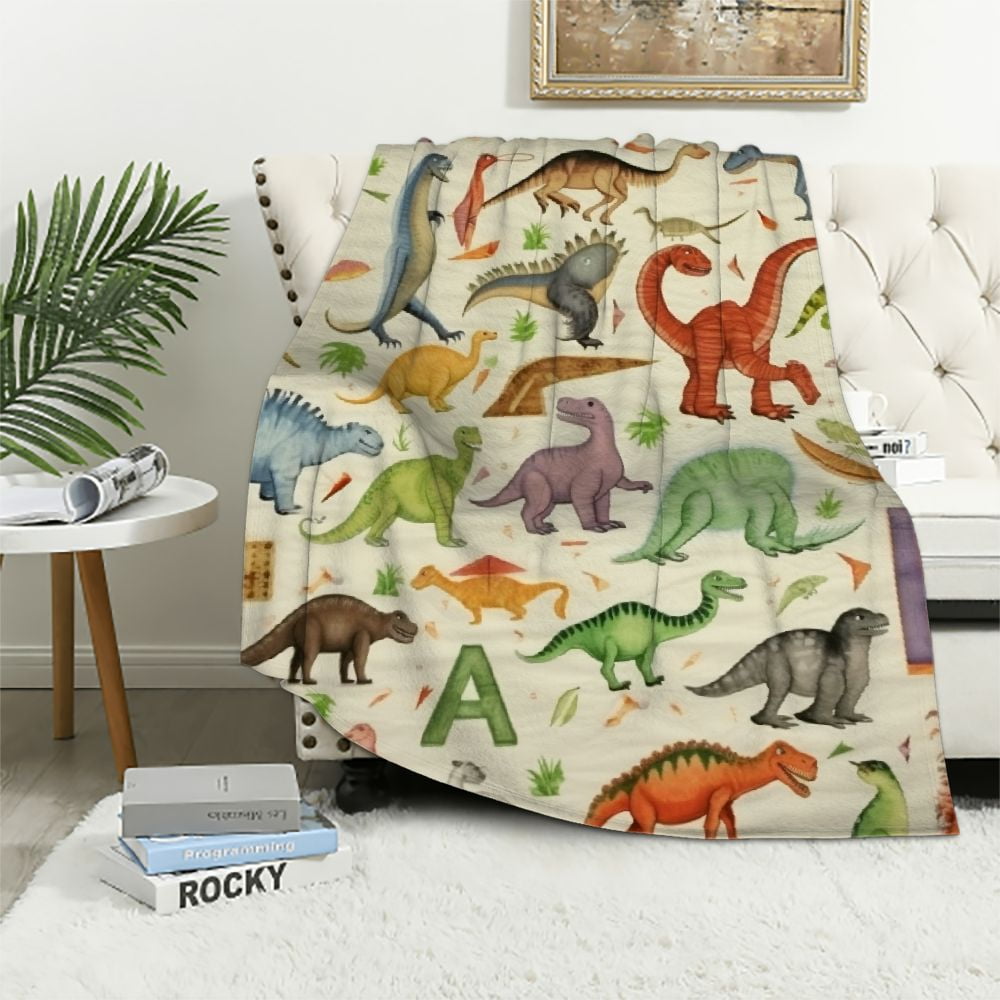ARISTURING Dinosaur Blanket for Boys Girls Unique Dinosaur Gifts Soft ...