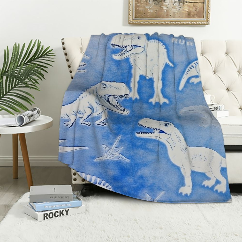 ARISTURING Dinosaur Blanket for Boys Toddler in The Dark Blanket for ...