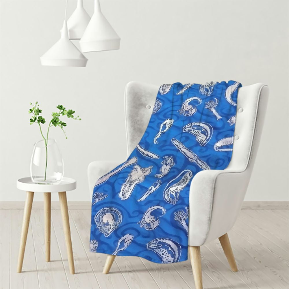 ARISTURING Dinosaur Blanket Kids in The Dark Dinosaur Blanket Fossil ...