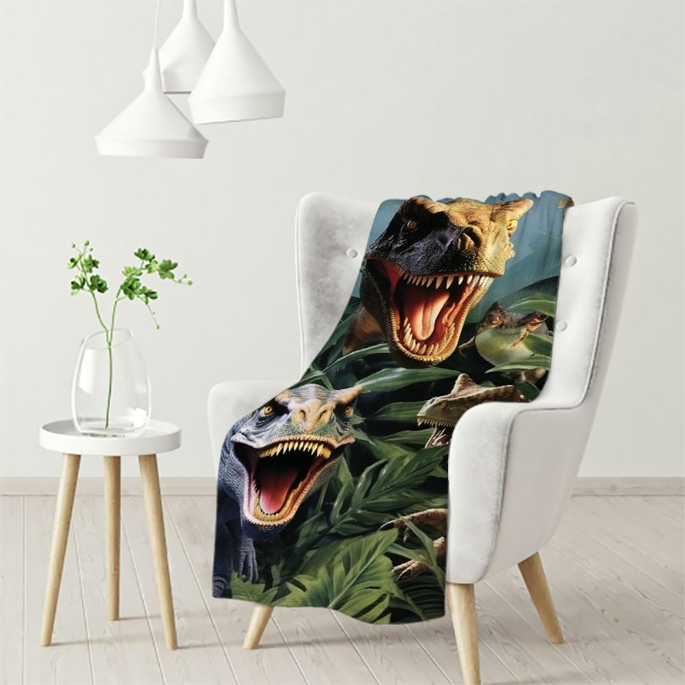 ARISTURING Dinosaur Throw Blanket, Adorable Super-Soft Extra-Large ...