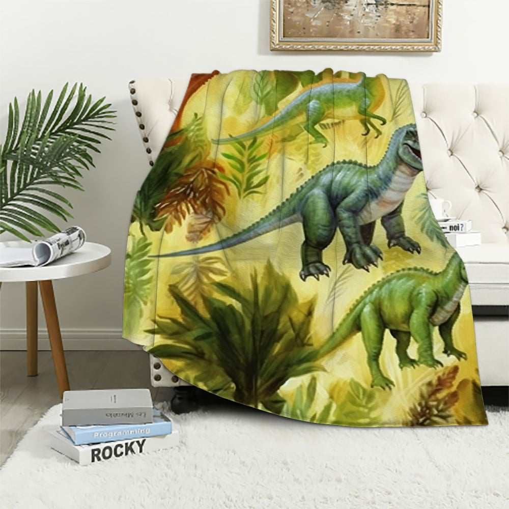 ARISTURING Dinosaur Throw Blanket Dino Blanket for Boys Dinosaur Gifts ...