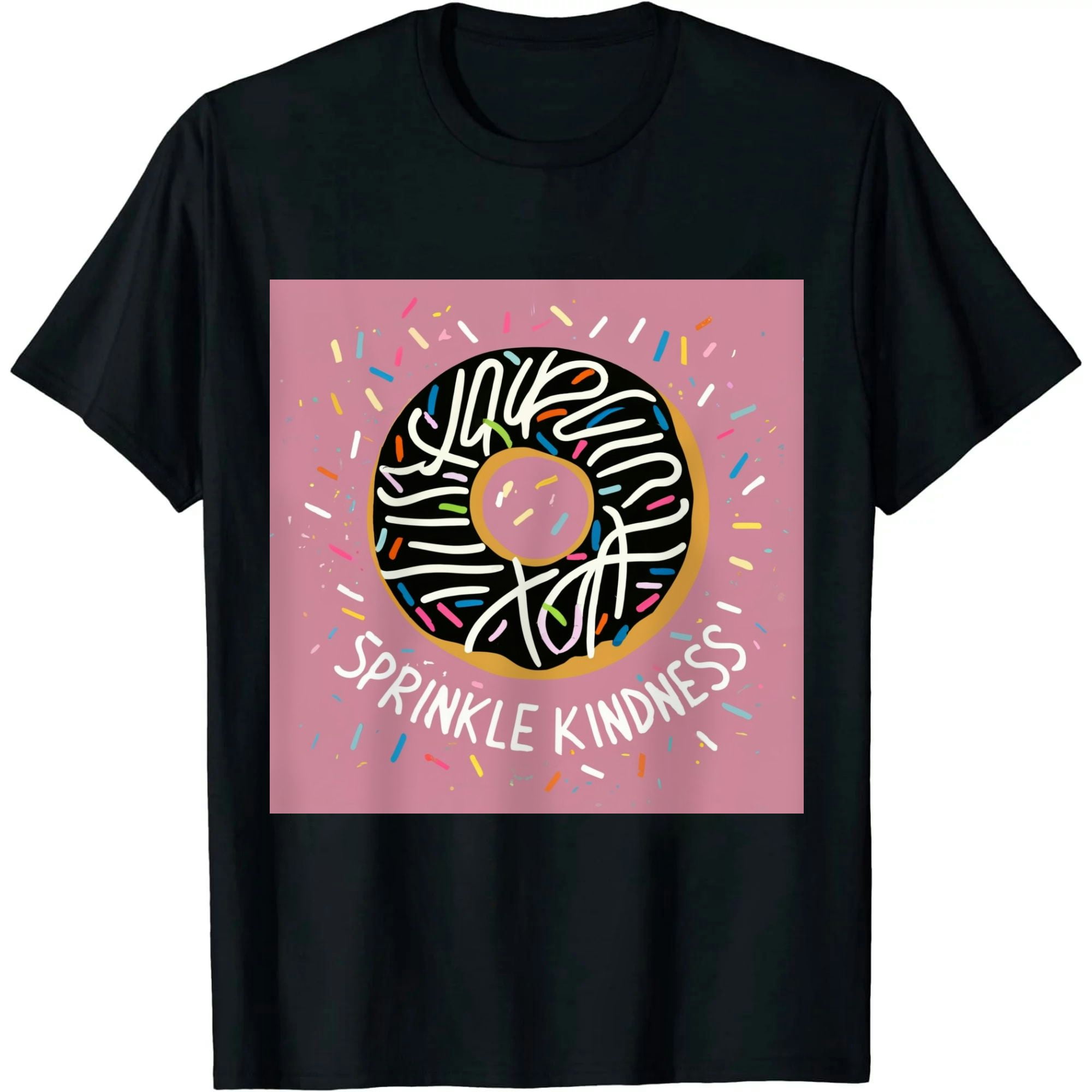 ARISTURING Donut Sprinkle Kindness Funny Girls Women Doughnut Lover T ...