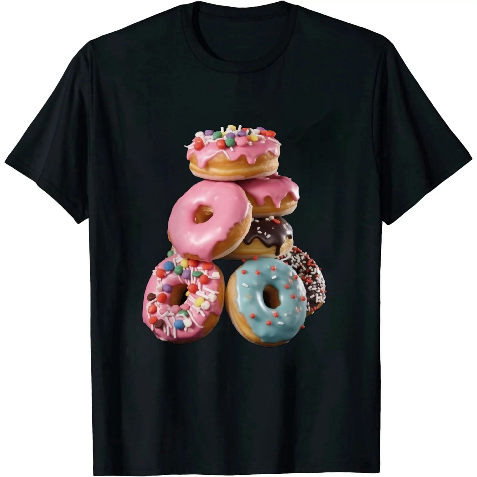 ARISTURING Doughnut Sprinkles I Love Donuts Donut Lover T-Shirt ...