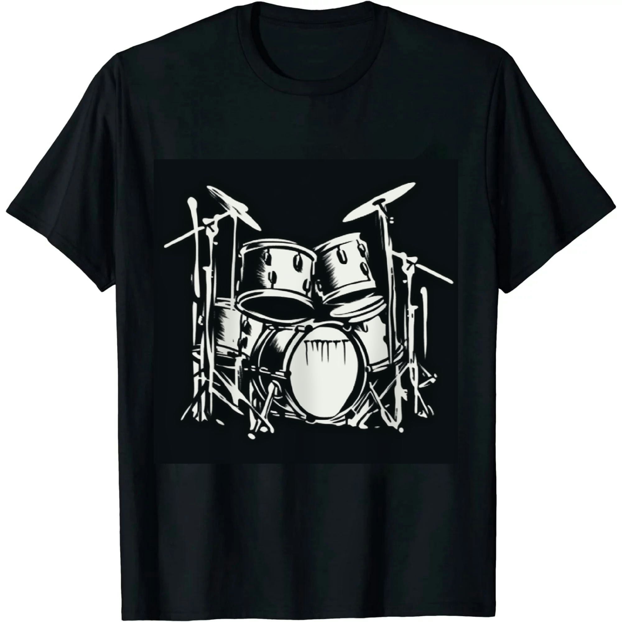 ARISTURING Drums percussion T-Shirt - Walmart.com