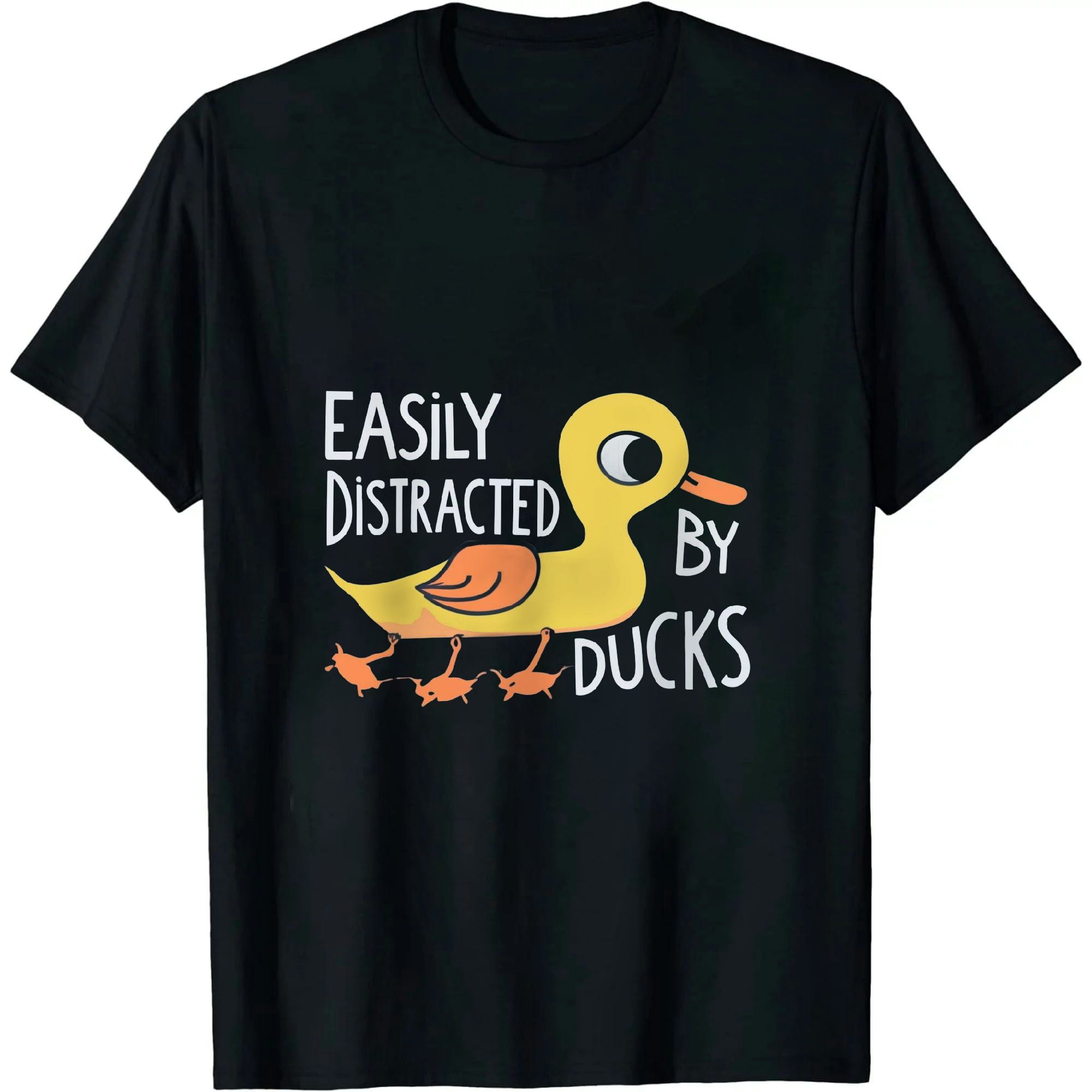 ARISTURING Duck - Easily Distracted By Ducks T-Shirt - Walmart.com