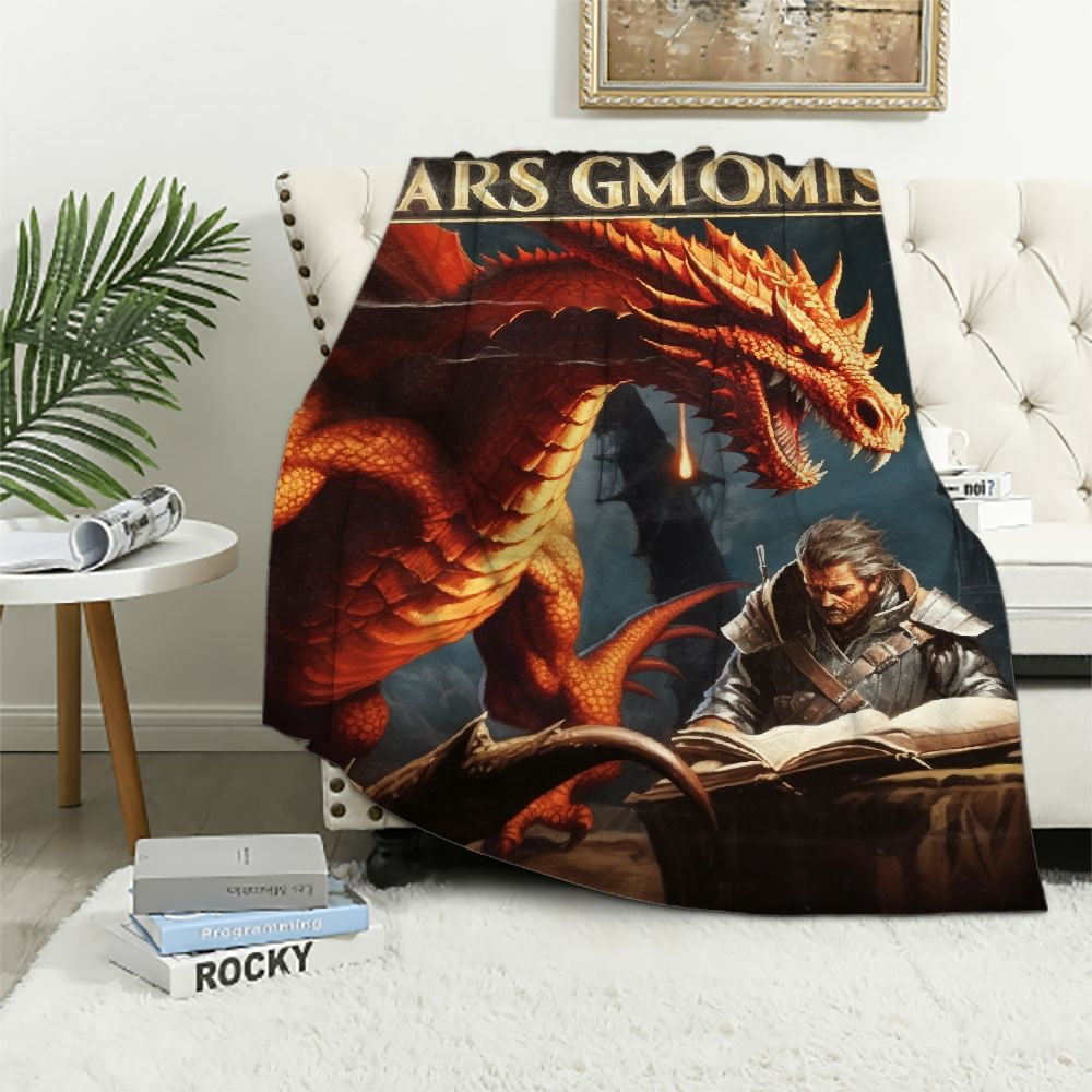 ARISTURING Dungeons & Dragons Flannel Throw Blanket - Walmart.com