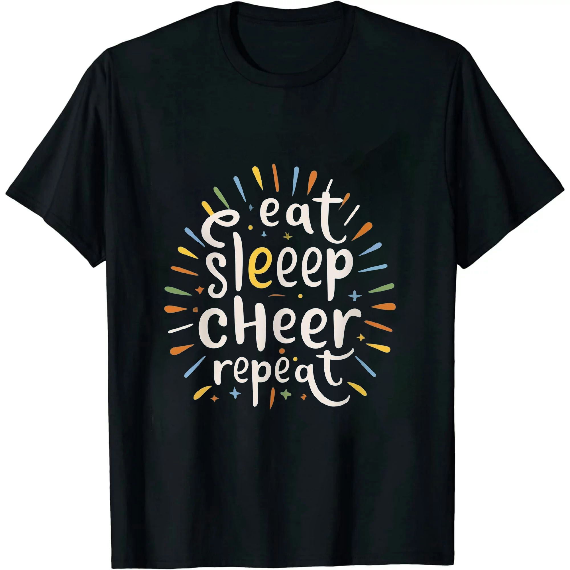 ARISTURING Eat Sleep Cheer Repeat Funny Cheerleader Cheering Squad Gag ...