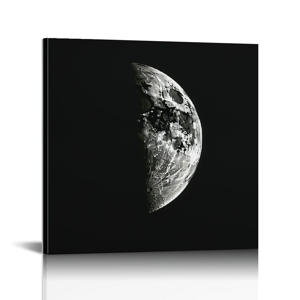 ARISTURING Eclipse of the Moon Modern Canvas Prints Wall Decorations ...