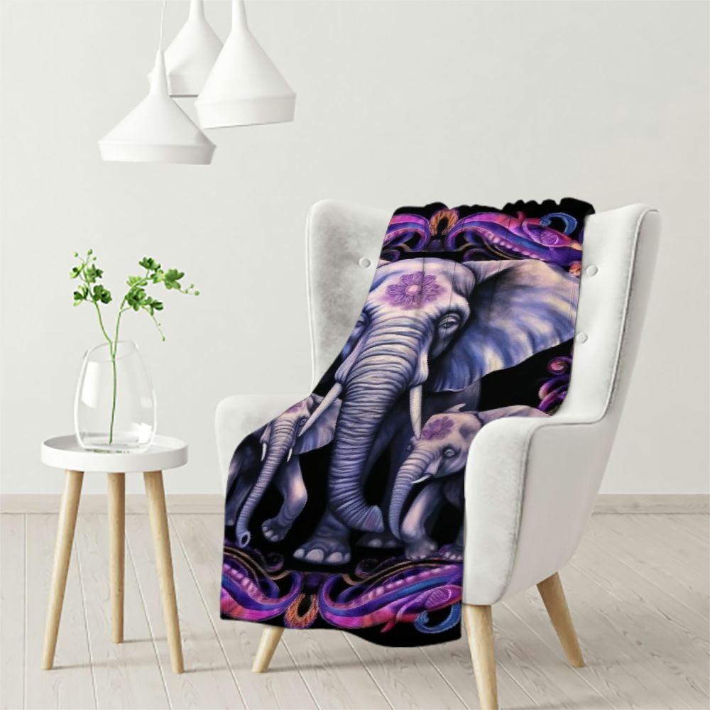 ARISTURING Elephant Blanket Elephant Gifts for Girls Boys Elephants ...