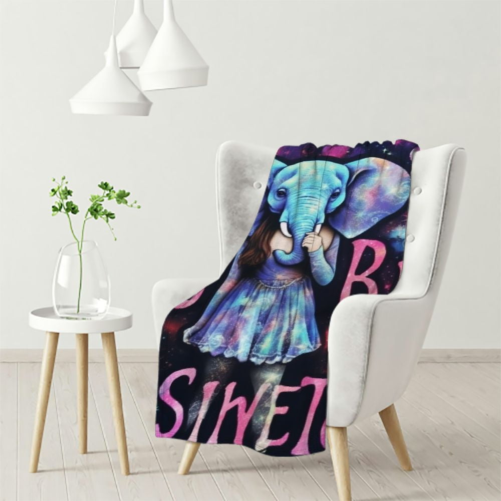 ARISTURING Elephant Blanket Elephant Gifts for Women Starry Sky ...