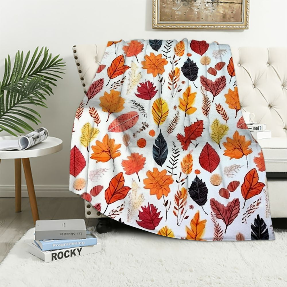 ARISTURING Fall Home Decor Throw Blanket Thanksgiving Soft Fall Blanket ...