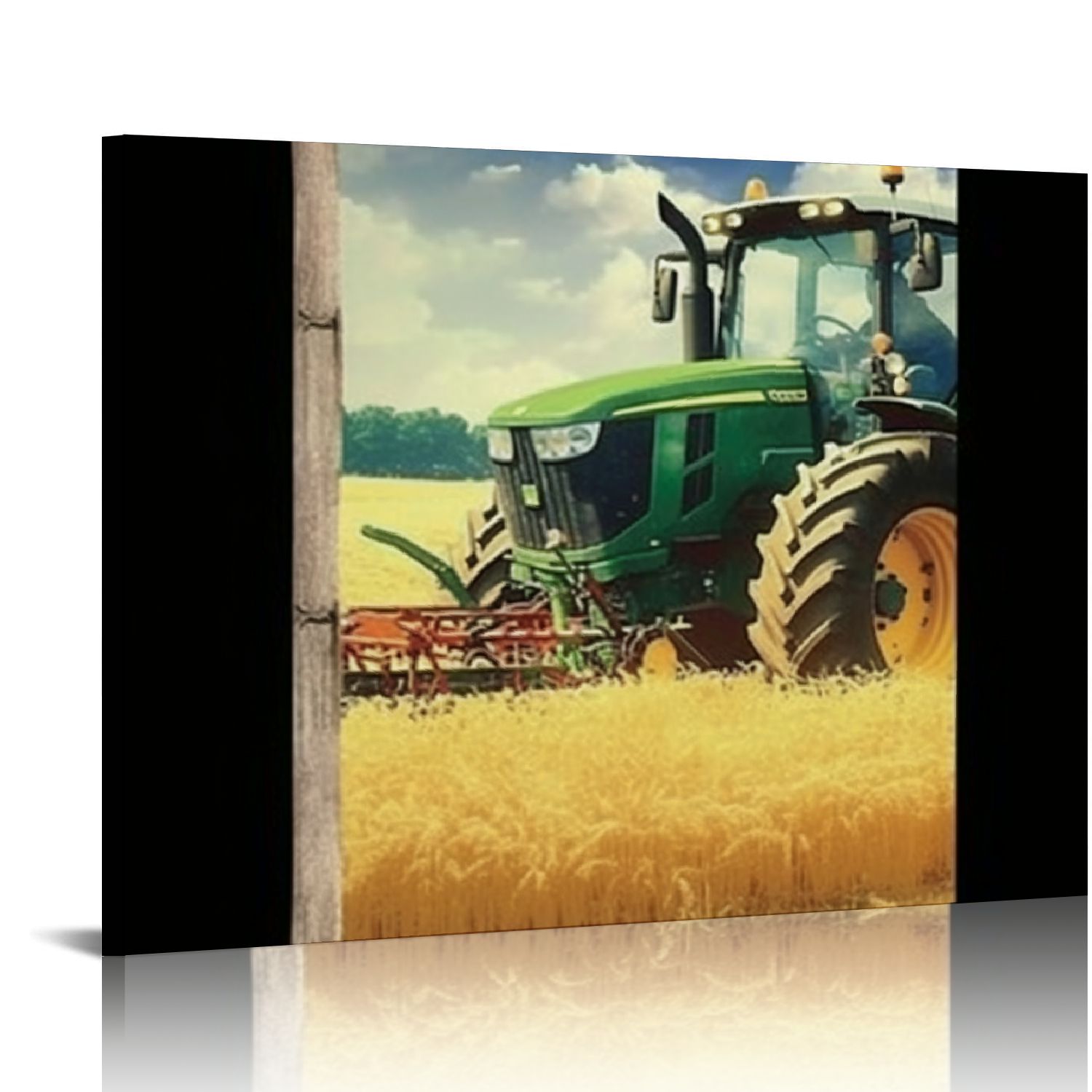 ARISTURING Farmhosue Wall Art Farm Tractor Pictures Wall Decor Country ...