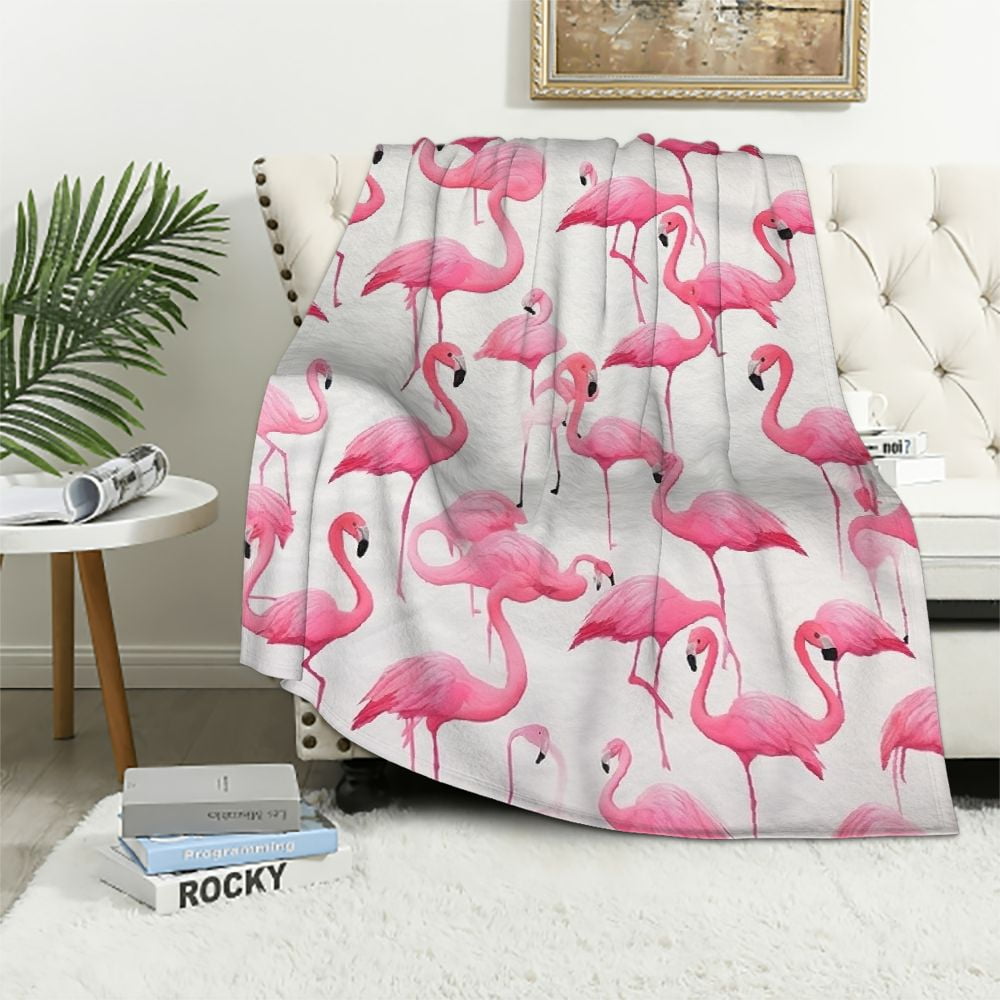 ARISTURING Flamingo Blanket, Pink Flamingo Gifts for Women Girls ...