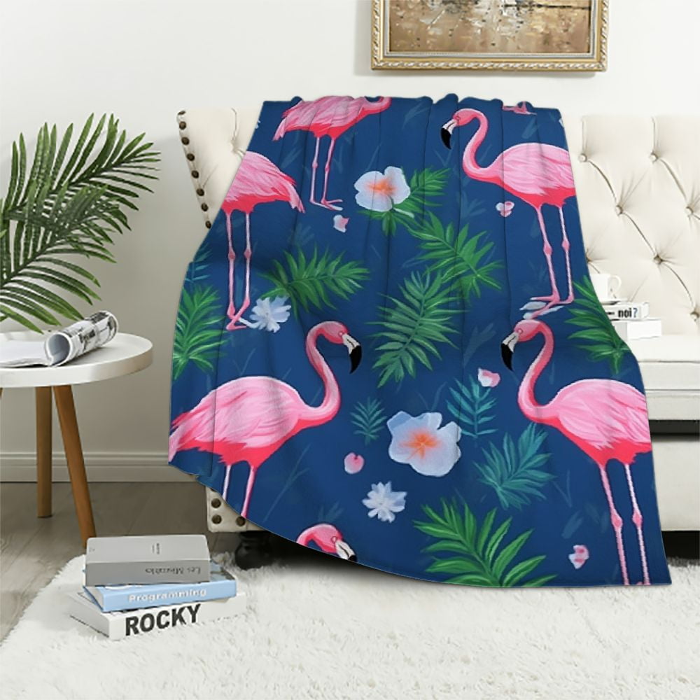 HENGT Flamingo Blanket Super Soft Throw Blanket for Bed Couch Sofa ...
