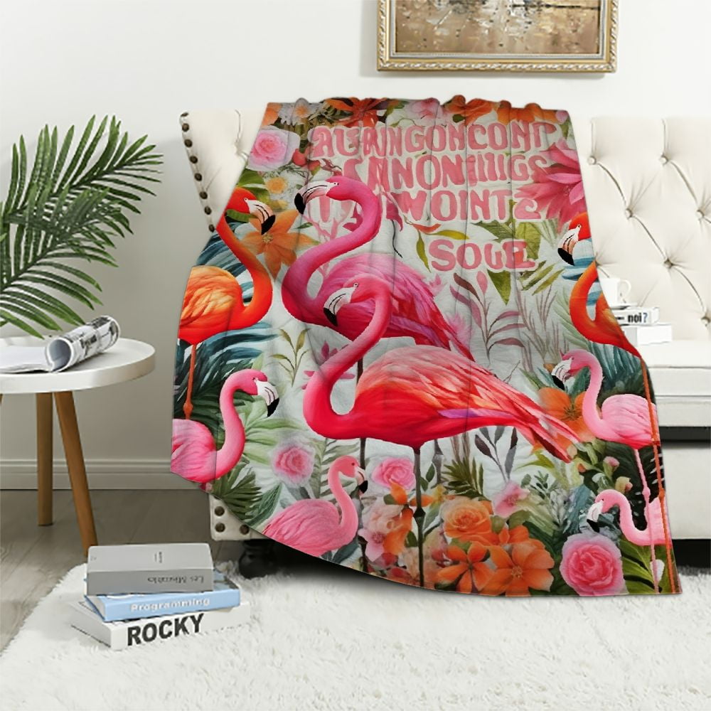 ARISTURING Flamingo Blanket Throw,Flamingo Gifts for Women,Pink ...