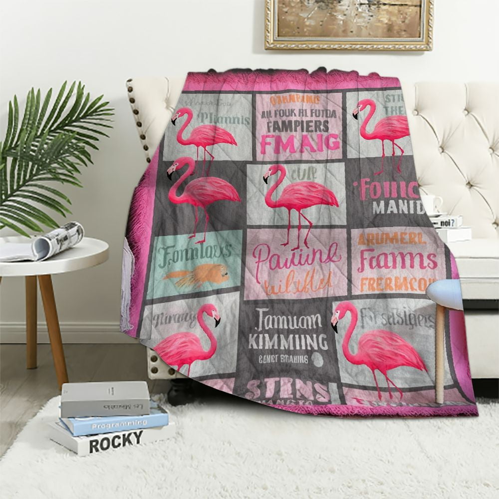 ARISTURING Flamingo Gifts Blanket , Flamingo Gifts for Women Girls ...
