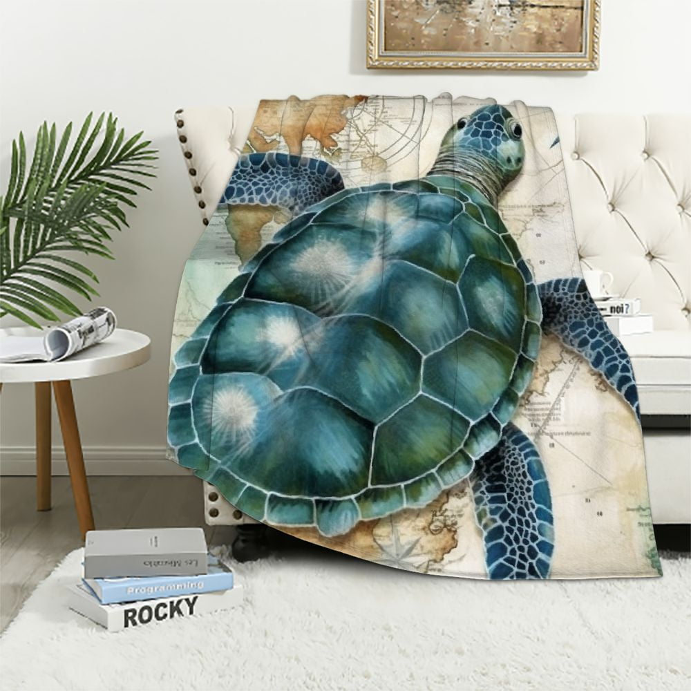 ARISTURING Flannel Bed Blankets Lightweight Cozy Throw Blanket for ...