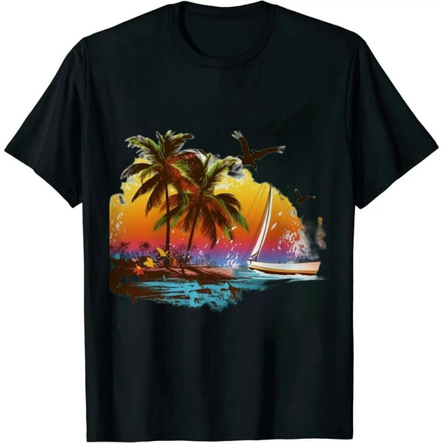 ARISTURING Florida Beach Vacation Tshirt - Art shirt for ocean lovers T ...