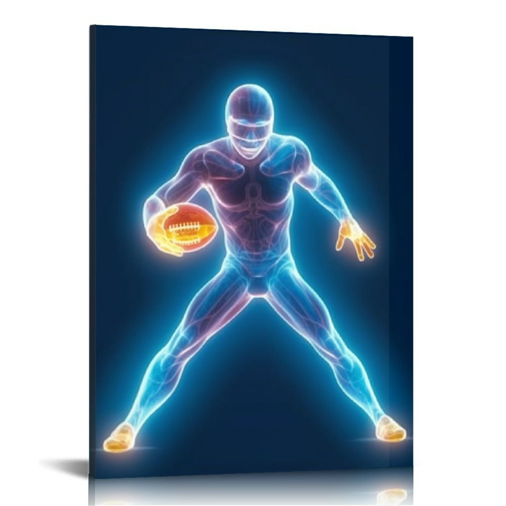 ARISTURING Football X-Ray Wall Art Decor Prints Poster Photos - Bedroom ...