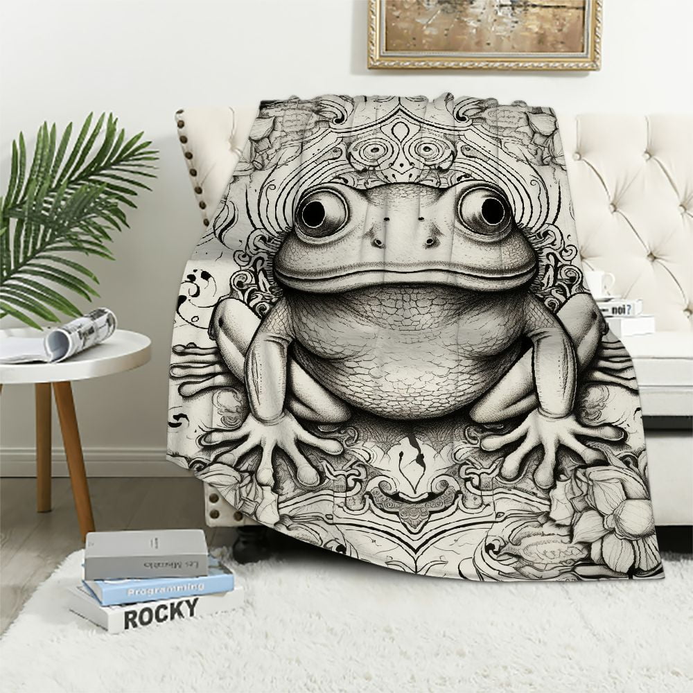 ARISTURING Frog Blanket for Frogs Lovers Frog Blanket Gifts for Women ...