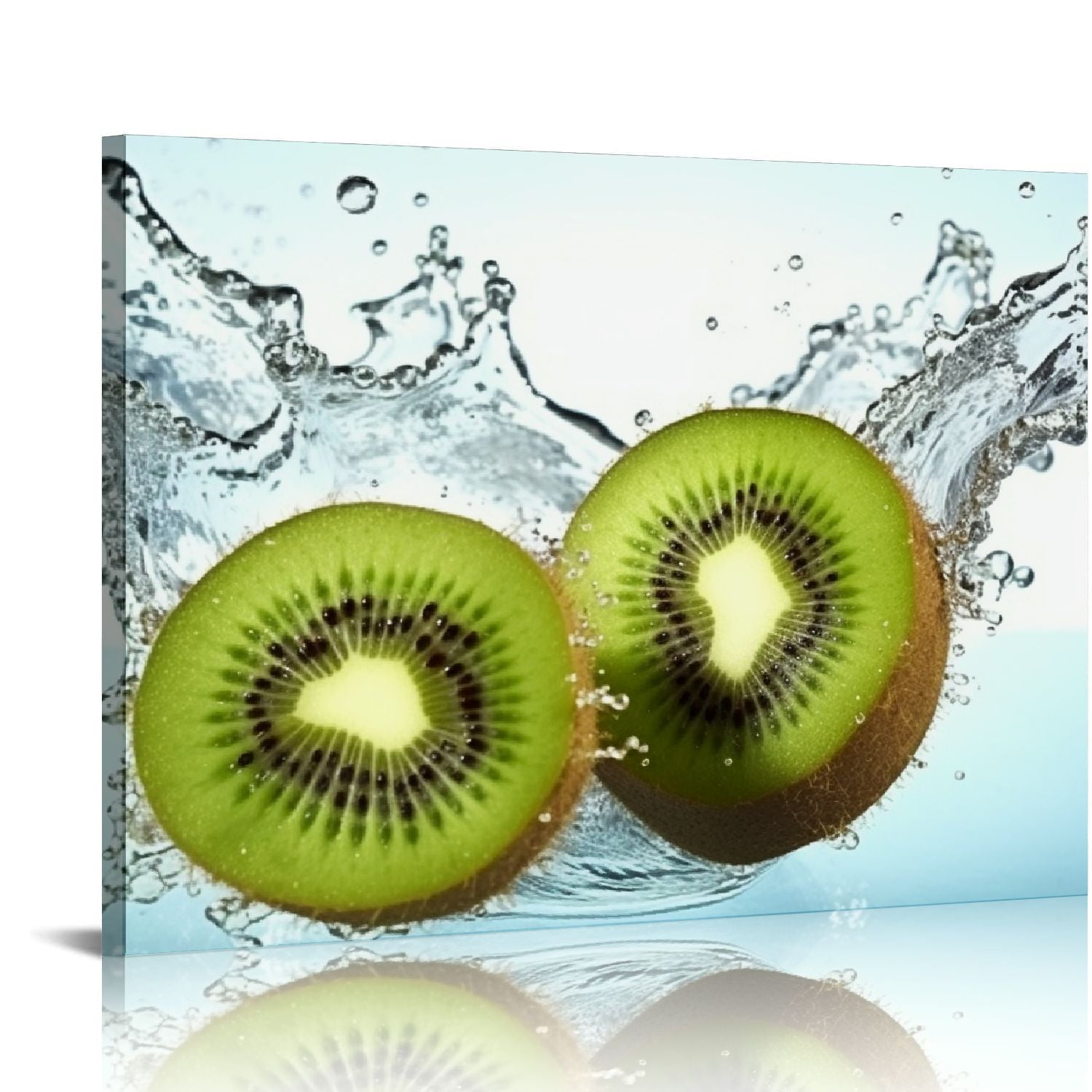 HENGT Fruit Wall Art for Kitchen,Vivid Fruits and Ice Picture Home ...