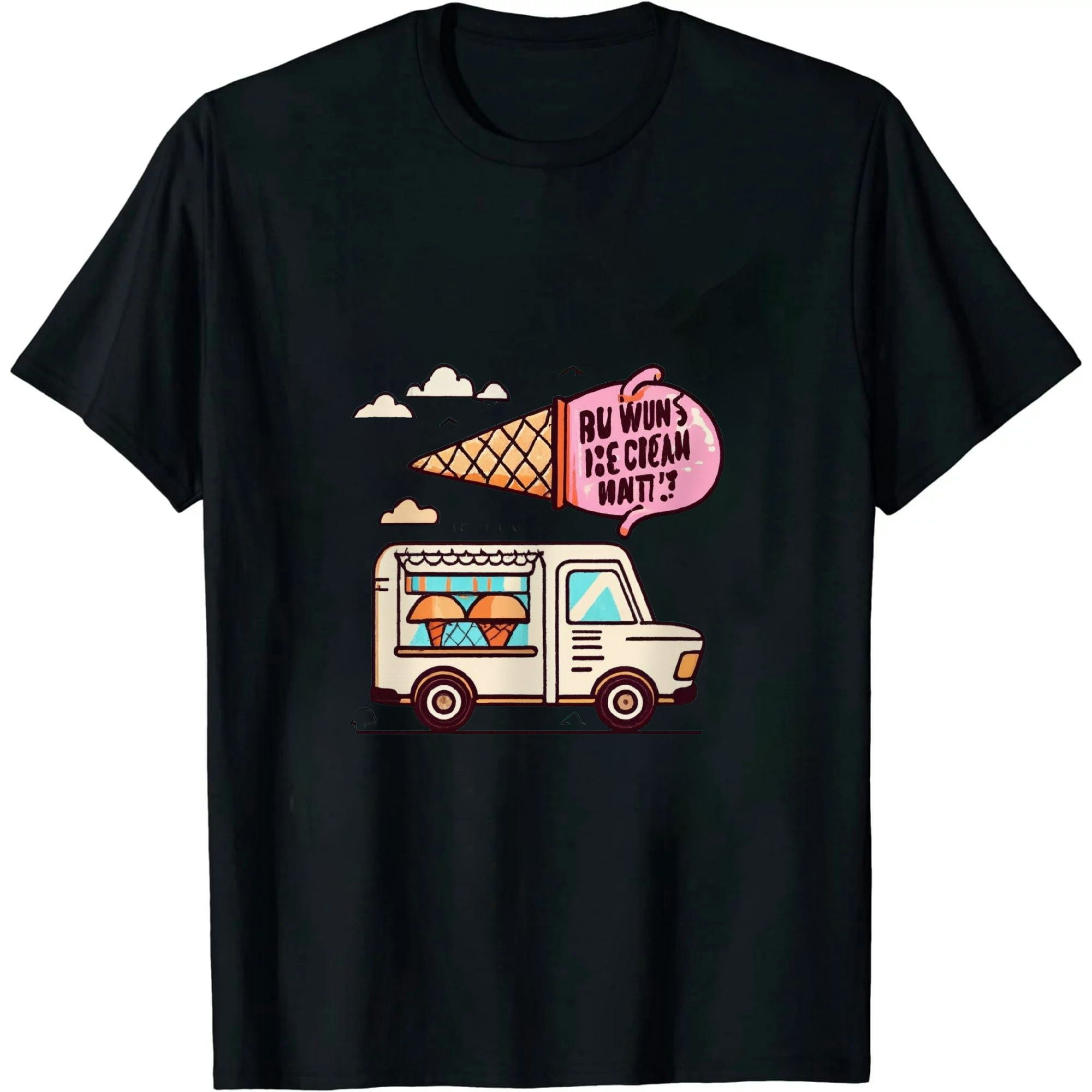 ARISTURING Funny Big Worm's Ice Cream Whatchu Want? Nerd Geek Graphic T ...