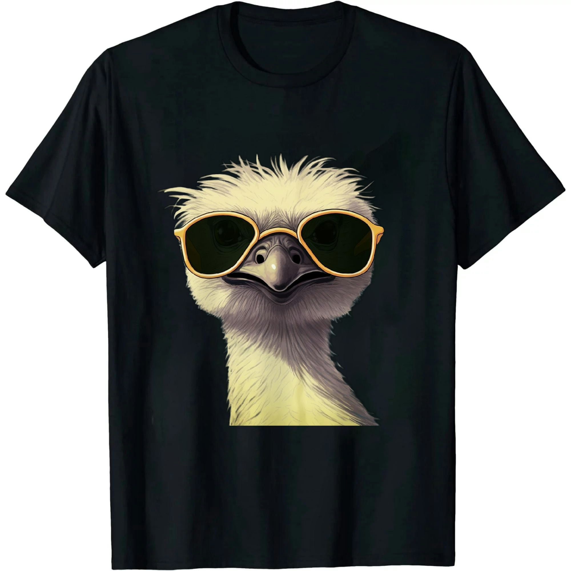 ARISTURING Funny Looking Ostrich Bird Africa T-Shirt - Walmart.com