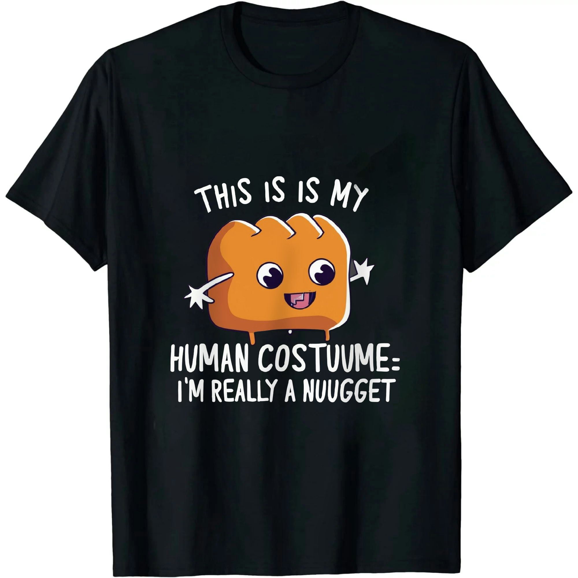 ARISTURING Funny Nugget Lover Human Costume Funny Chicken Nugget T ...