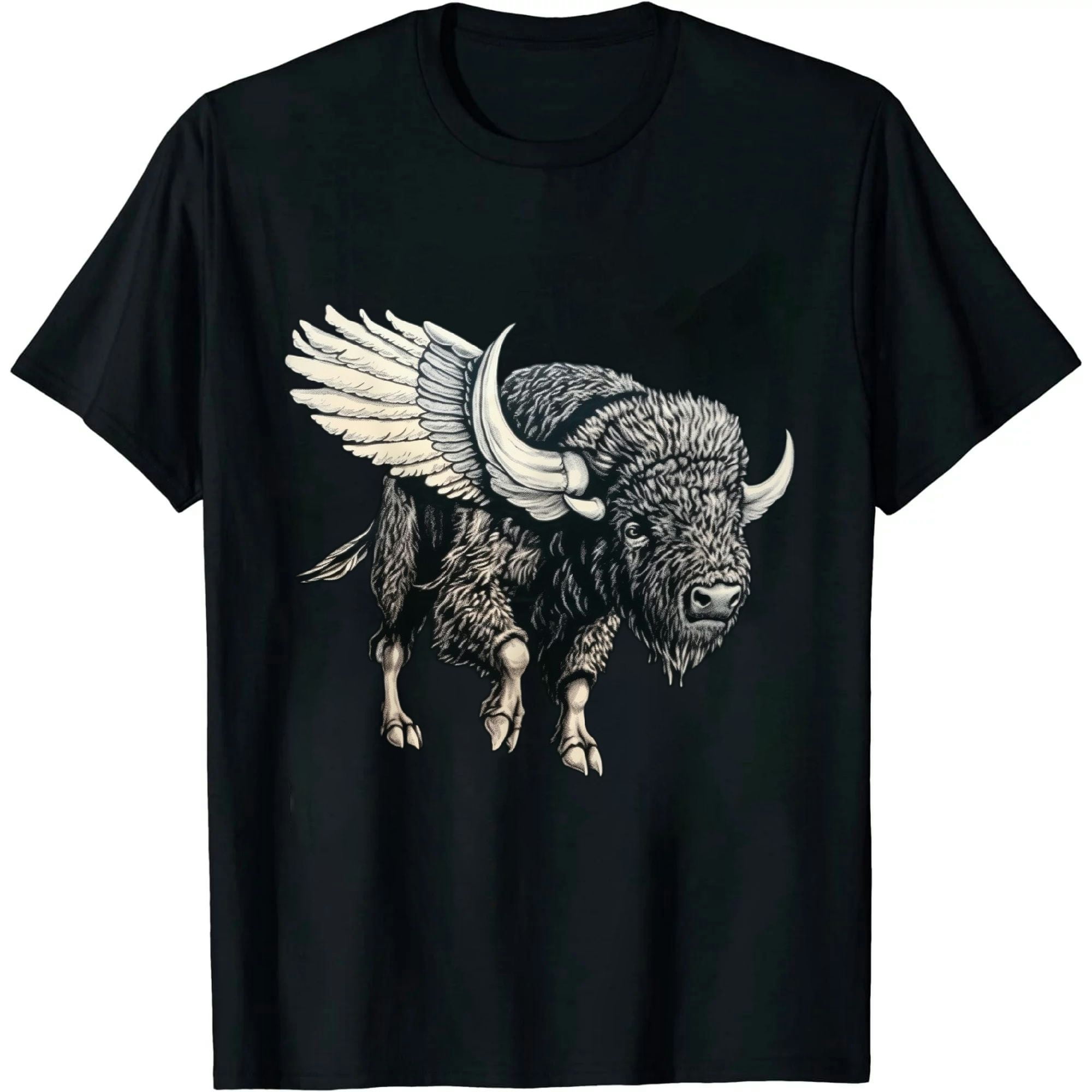 ARISTURING Funny design Buffalo Wings Hot Foodie Chicken Bison Vintage ...
