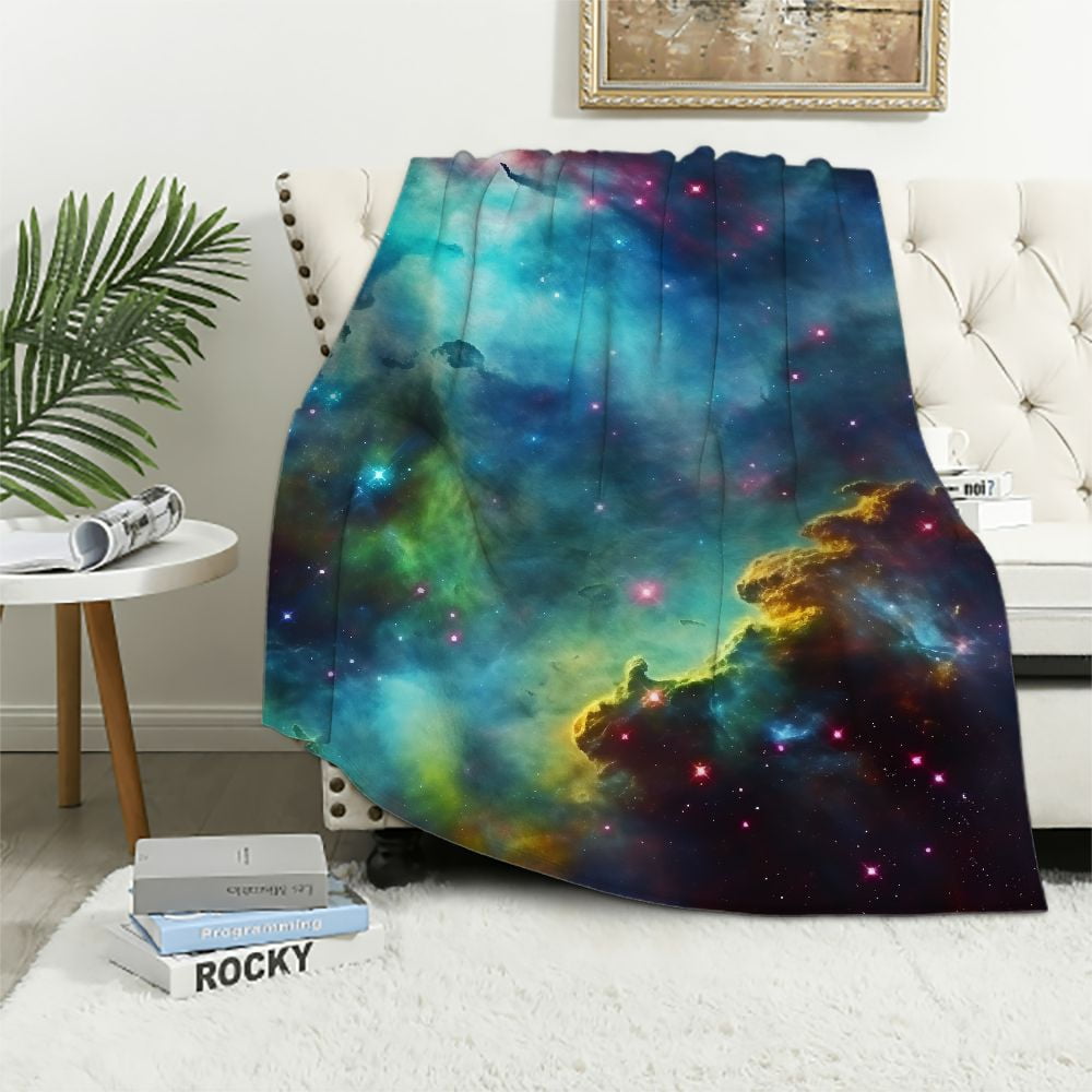 ARISTURING Galaxy Blanket Gifts for Boys - Outer Space Nebula Soft ...