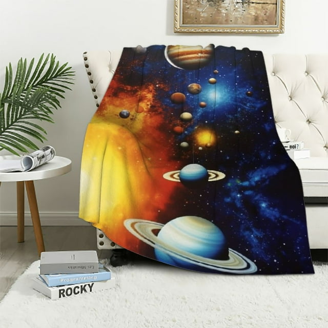 Aristuring Galaxy Blanket Planet Nebula Throwing Blanket Universe Small Outer Space Comfortable