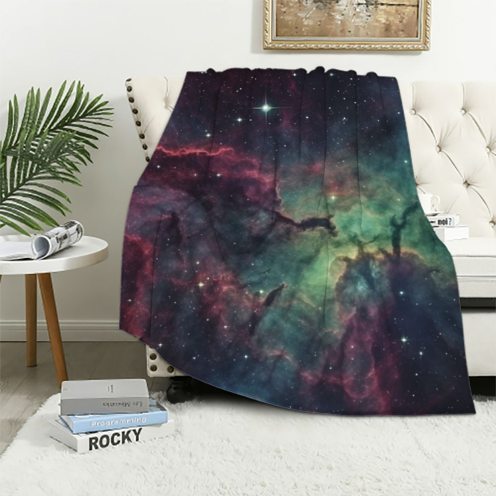 ARISTURING Galaxy Throw Blanket Ultra Soft Cozy Universe Outer Space ...